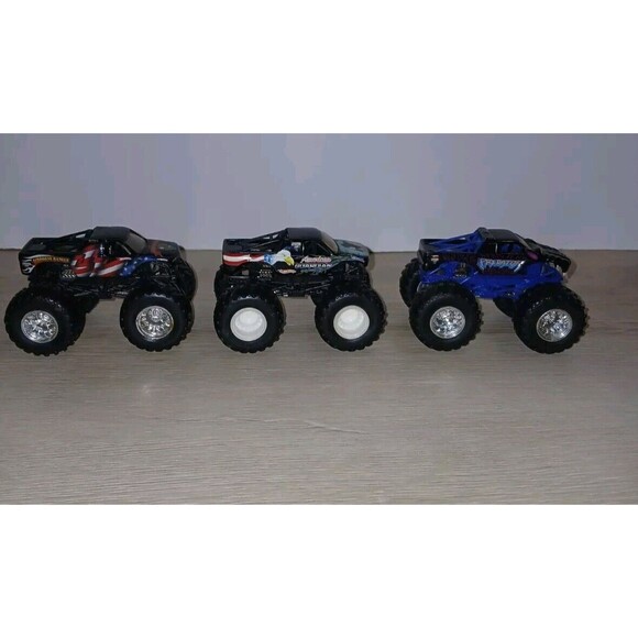 Hot Wheels | Toys | Lot Of 3 Hot Wheels Monster Jam Truck American ...